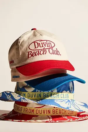DUVIN Beach Club Baseball Cap - Red