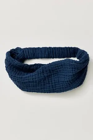 CULTURE SHOP Culture Club Soft Headband - Navy
