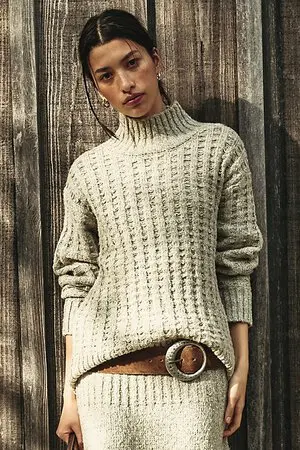 Free People Luna Suede Belt With Hammered Buckle - Coconut Shell