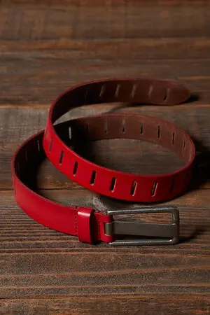 We The Free Jona Leather Belt - Strawberry
