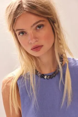 Free People Sabina Semiprecious Beaded Stone Choker Necklace - Amethyst