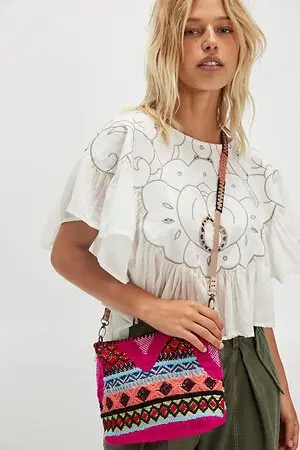 ENSHALLA Multi Pattern Crossbody Bag