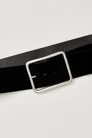 Free People Suede Hip Belt With Stud Detailing - Black