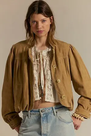 Free People Nimbus Suede Jacket