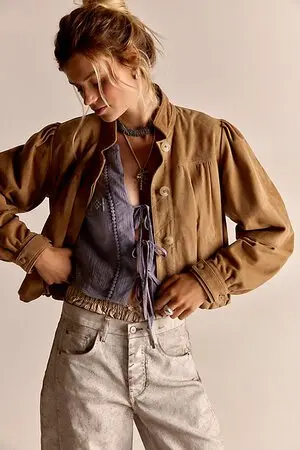 Free People Nimbus Suede Jacket
