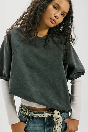 Free People Raglan Sweatshirts Hoodies For Women