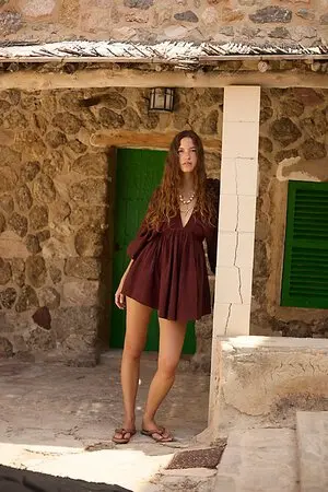 Free People For The Moment Mini Dress - Decadent