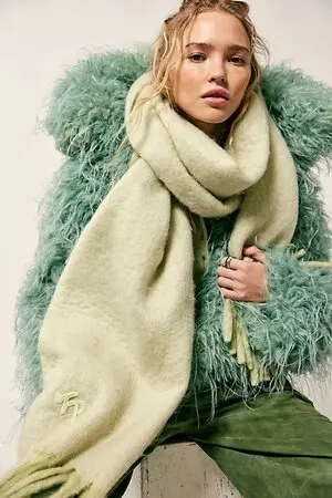 Free People Winter Chill Blanket Scarf At