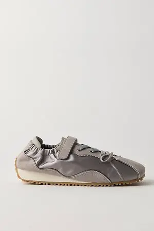 GRACE Jaz Lace-up Sneakerinas With Bow Detailing