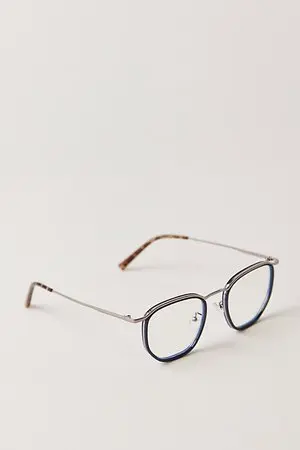 Free People Lu Blue Light Reader Glasses - Midnight