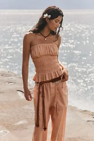 Free People Seaswept Wrap Belt - Ginger Root