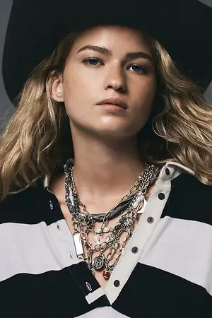 Free People Layered Charm Choker Necklace - Silver