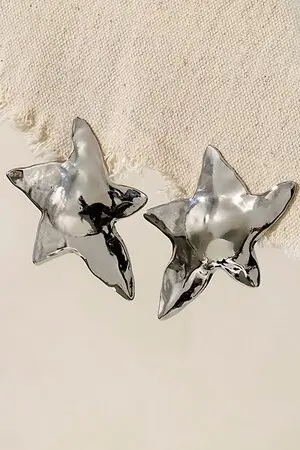 Free People Ursa Oversized Star Stud Earrings