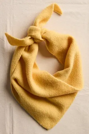 Free People Perfect Cashmere Triangle Scarf At - Yellow