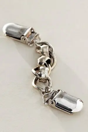 Free People Camaraderie Chain Cinch Pin - Silver