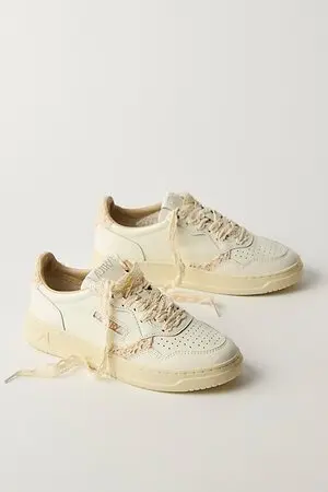 AUTRY Medalist Lace Sneakers - Marshmallow/ecru