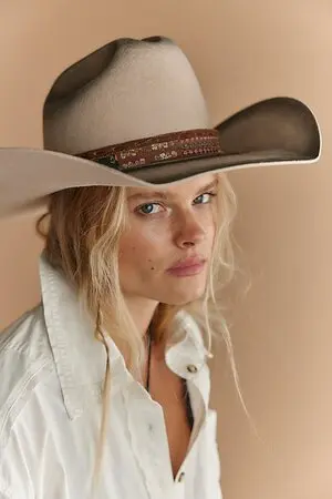 MOSSANT Down The Road Felted Cowboy Hat - Neutral