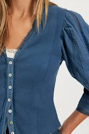 Free People Sumner Lace Blouse - Deep Dive