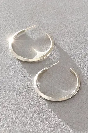LAURA MAR Sculptural Geometric Hoop Earrings