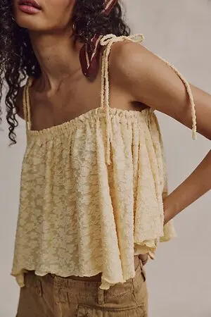 Free People Briana Tank Top - Sunlight