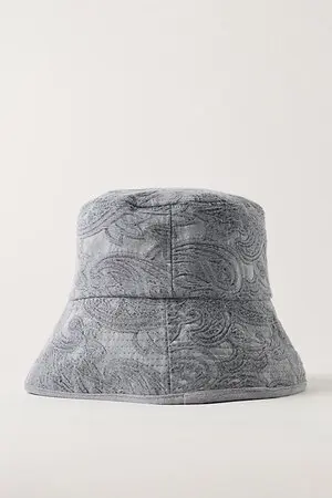 Free People Around Town Embroidered Bucket Hat