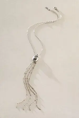 Free People Delphi Lariat Necklace With Cascading Chains
