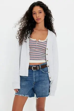 Free People Take It Easy Cardigan - Heather Grey
