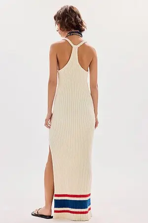 Free People Ribbed Cotton-blend Maxi Dress