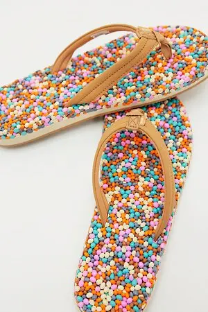 Sanuk X Free-est Bubblecush Flip Flops