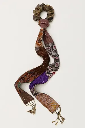 CURRIED MYRRH One Of A Kind Pony Scarf At - Chocolate