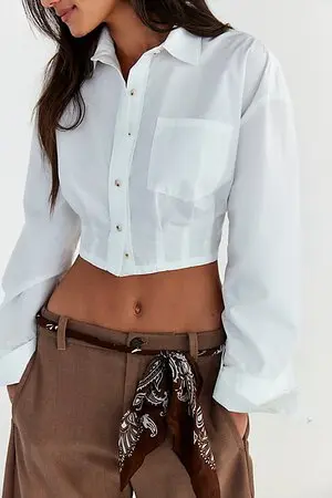 We The Free Remi Reworked Button Down Top
