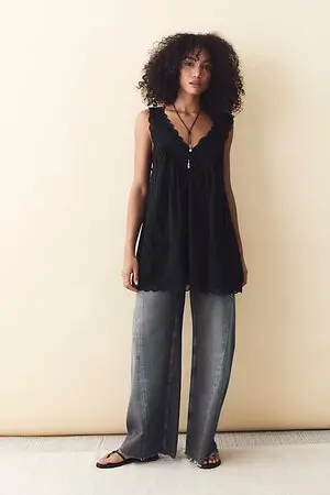 INTIMATELY Soft Launch Mini Slip Dress - Black