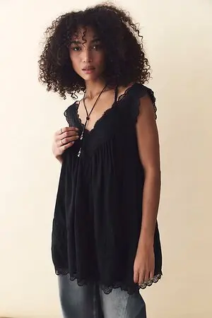 INTIMATELY Soft Launch Mini Slip Dress - Black