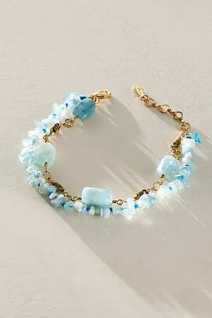 ARIANA OST Layered Stone Anklet