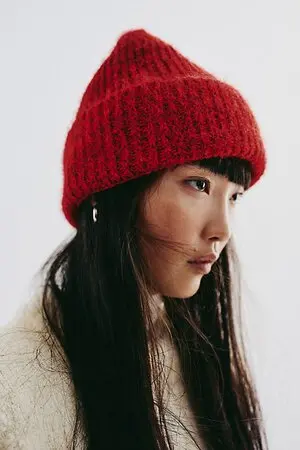 Free People Frostline Beanie - Red