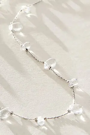 Free People Dewdrop Necklace - Clear