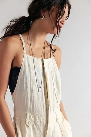 Free People Sylvia Barrel One-piece Jumpsuit - Tea