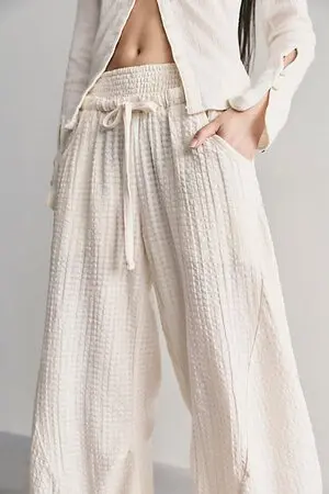 Free People Riptide Pull-on Arc Pants - Tea