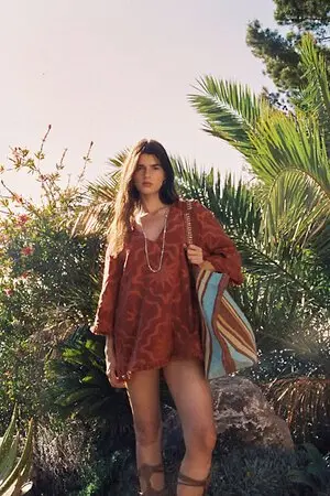 MATTHEW WILLIAMSON X FREE PEOPLE Retro Sunbeam Terry Cotton Short Set - Backroads Combo