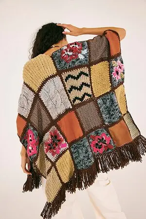THE FARRA Mixa Poncho Jacket