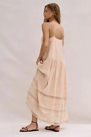 Free People Solana Midi Dress - Blush