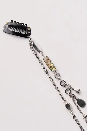 Free People Elin Braid In Hair Clip With Charms
