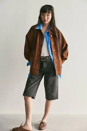 We The Free Starry Eyes Suede Jacket
