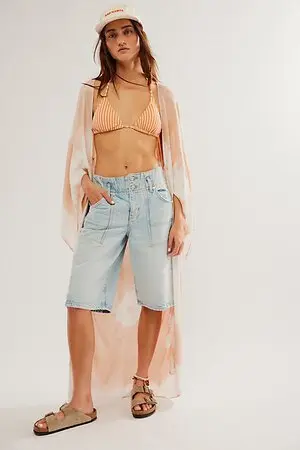 Free People Spellbound Tie Dye Duster Top