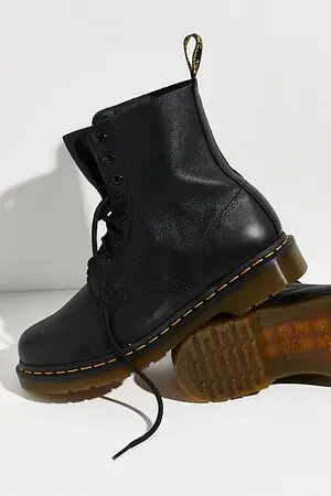 Dr. Martens 1460 Pascal Virginia Lace-up Boots - Black