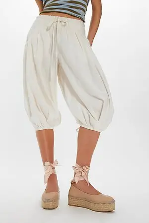FP COLLECTION Starboard Wrap Espadrilles - Light Tan