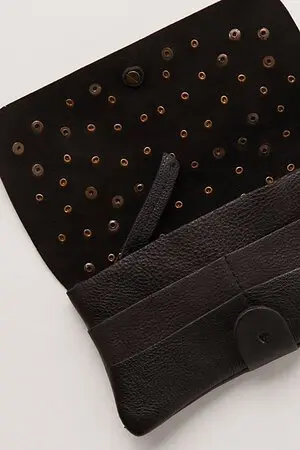 FP COLLECTION Studded Pulito Wallet