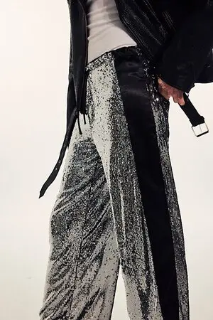 Free People Low Lights Sequin Pants