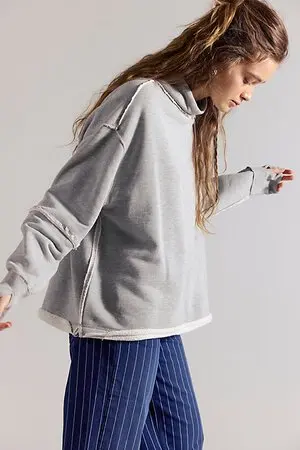 Free People Anna Turtleneck Sweatshirt
