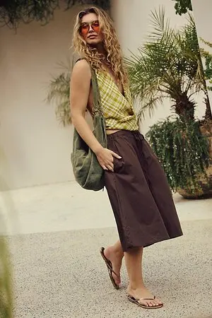 Free People Menorca Slouchy Capri Pants